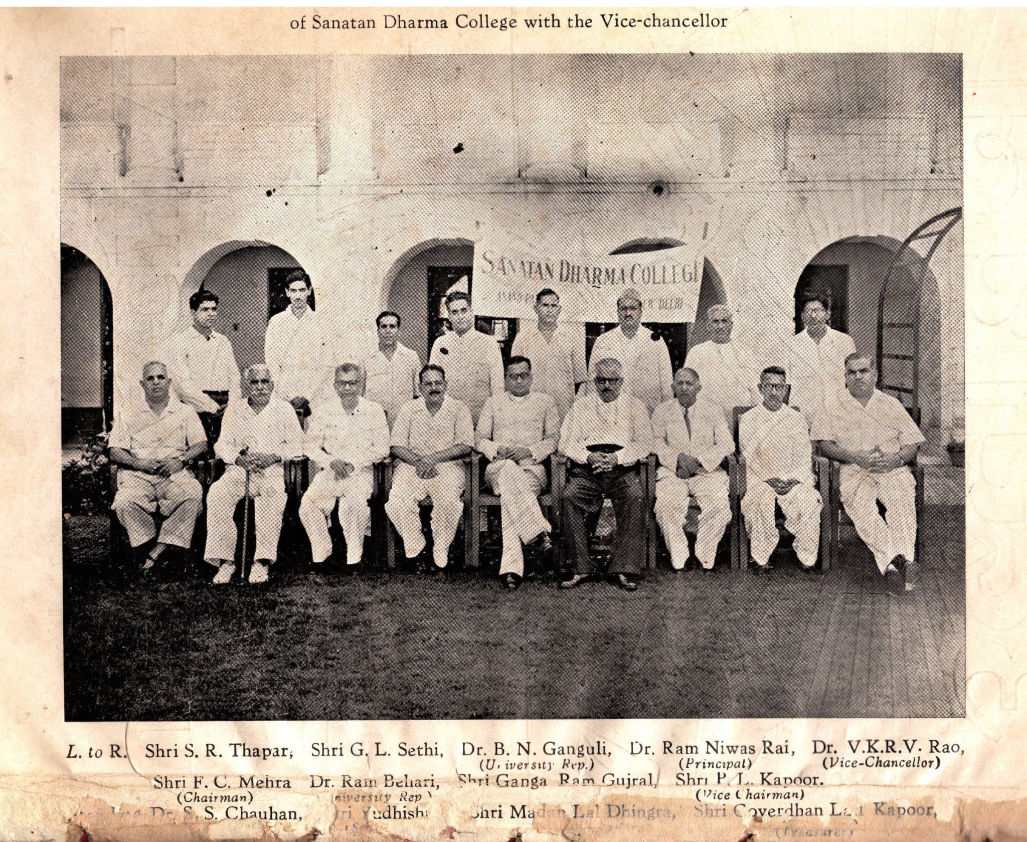Historical Perspective – Atma Ram Sanatan Dharma College